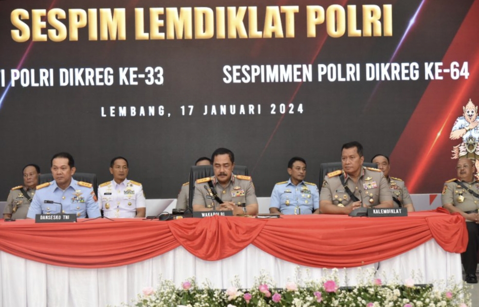 Sespim Lemdiklat Polri Buka Pendidikan Sespimti dan Sespimmen 2024