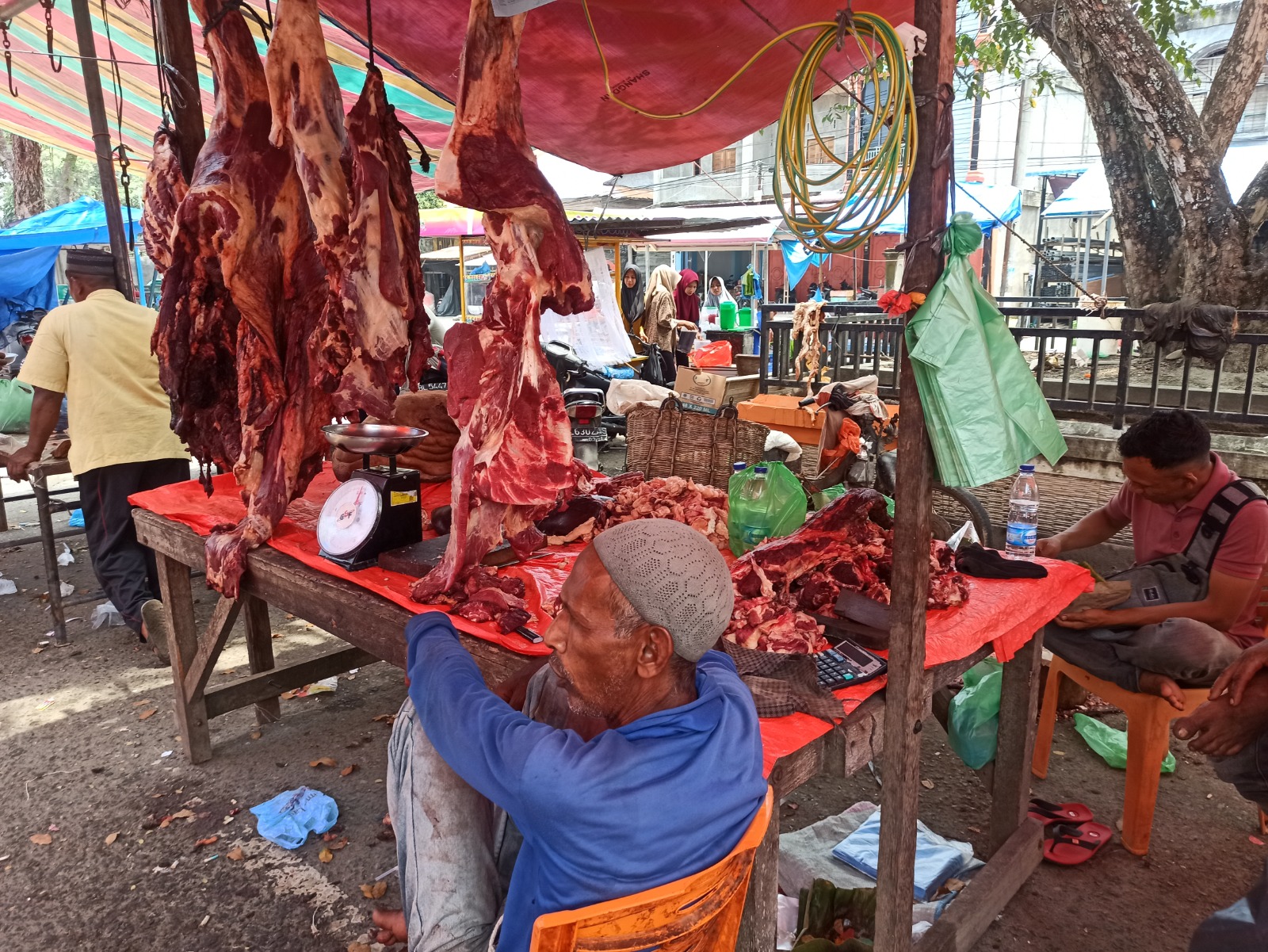 Sepi Pembeli, Pedagang Daging Meugang di Bireuen Merugi Rp 20 Juta