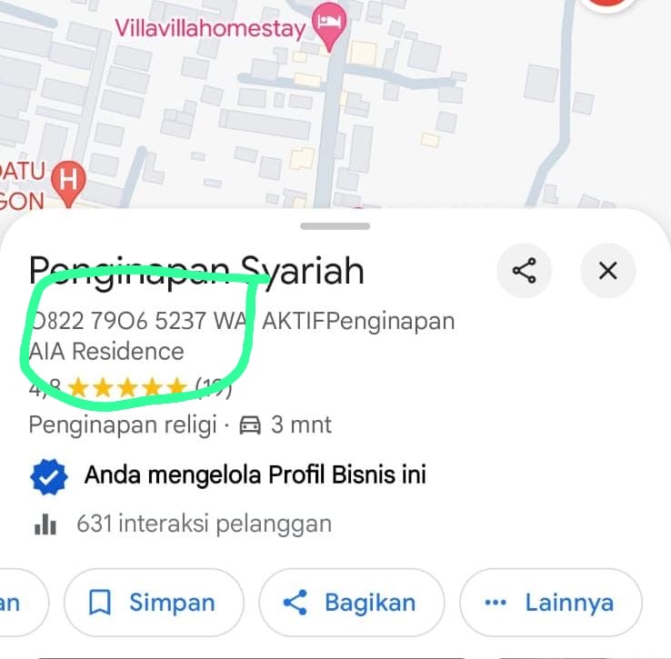 Aplikasi Google Maps Sejumlah Penginapan di Aceh Tengah Diretas