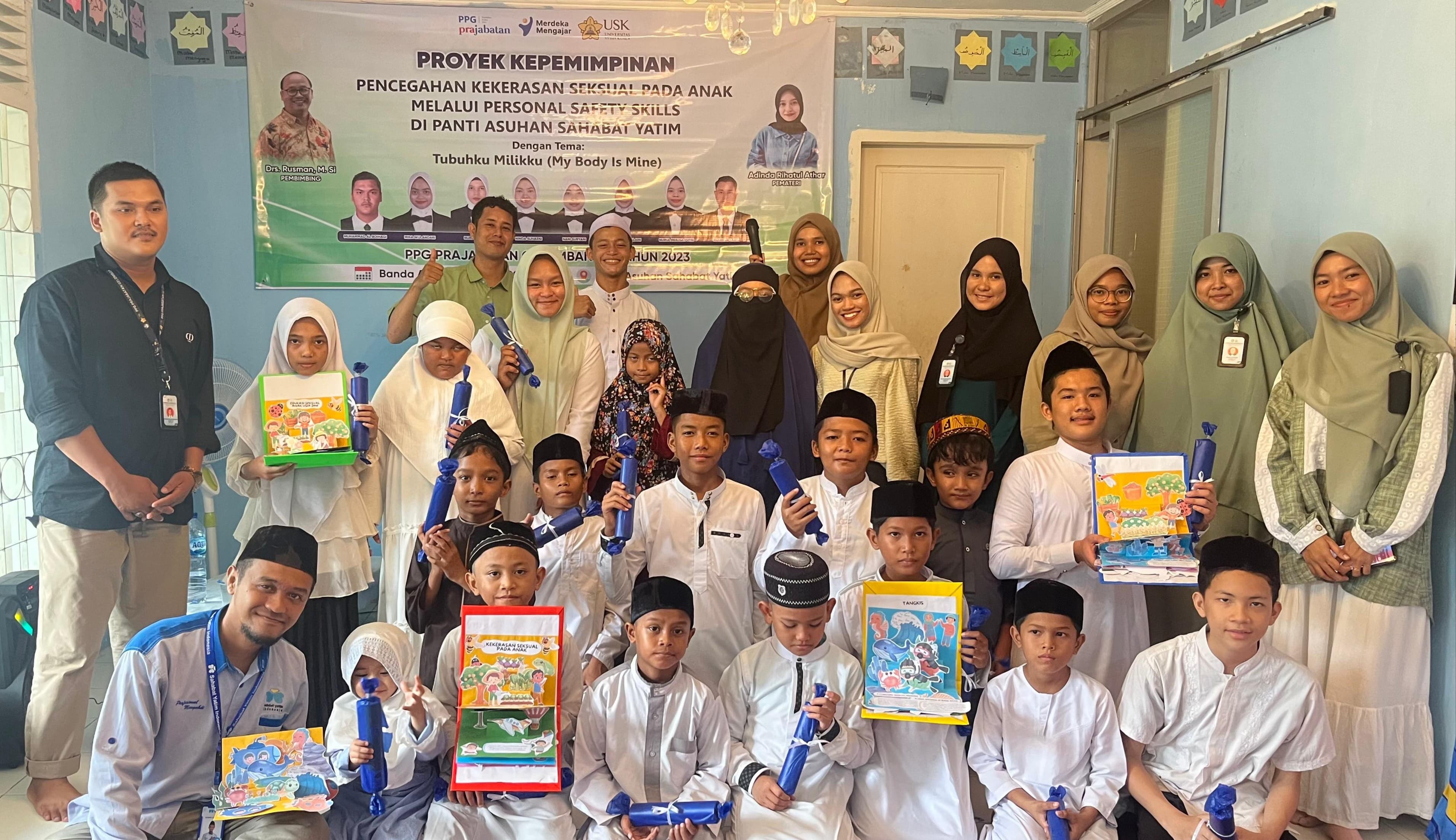 Mahasiswa PPG Prajab USK Sosialisasi Pencegahan Kekerasan Seksual pada Anak