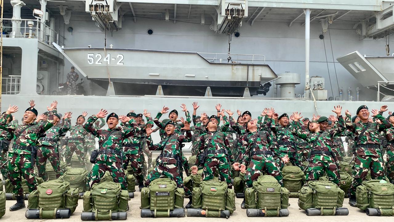 450 Prajurit Raider Khusus Macan Leuser Bertugas di Papua Akhirnya ...