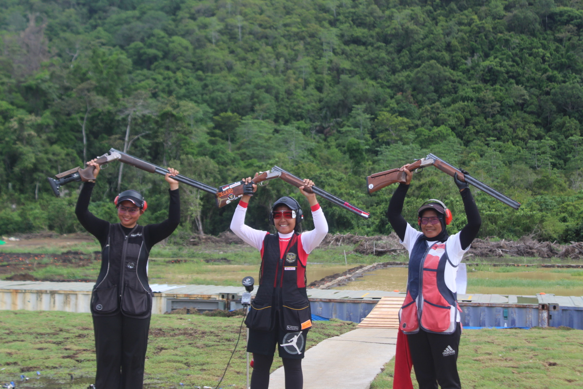 Atlet Lampung Sabet Medali Emas di Cabor Menembak Nomor Trap Perorangan ...