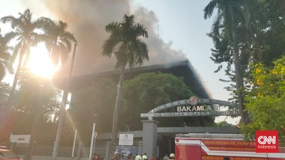 Gedung Bakamla Terbakar