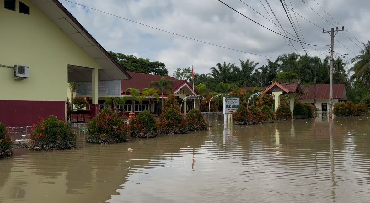 Banjir di Aceh Utara Berangsur Surut