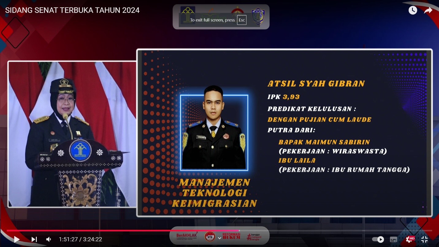 Atsil Syah Gibran, Putra Aceh Raih Lulusan Terbaik di Sekolah Kedinasan ...