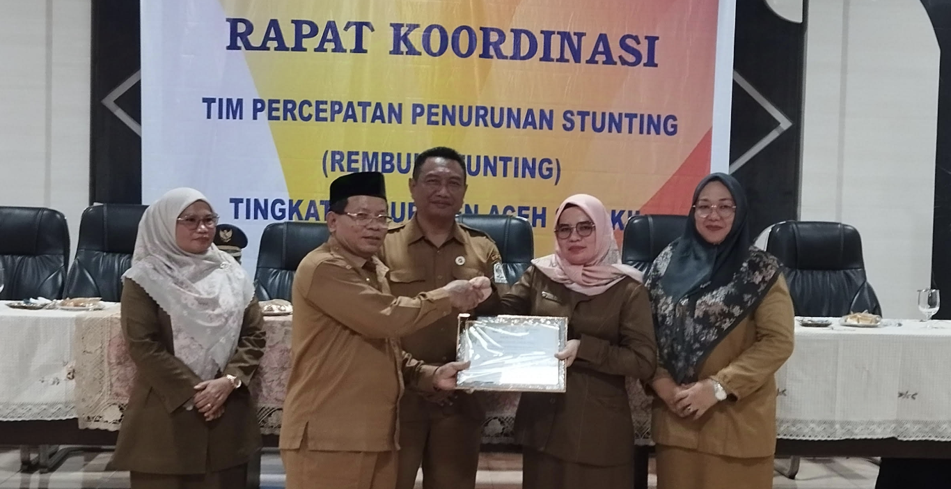 Dorong Percepatan Penurunan Stunting, Sekda Aceh Singkil Minta Data ...