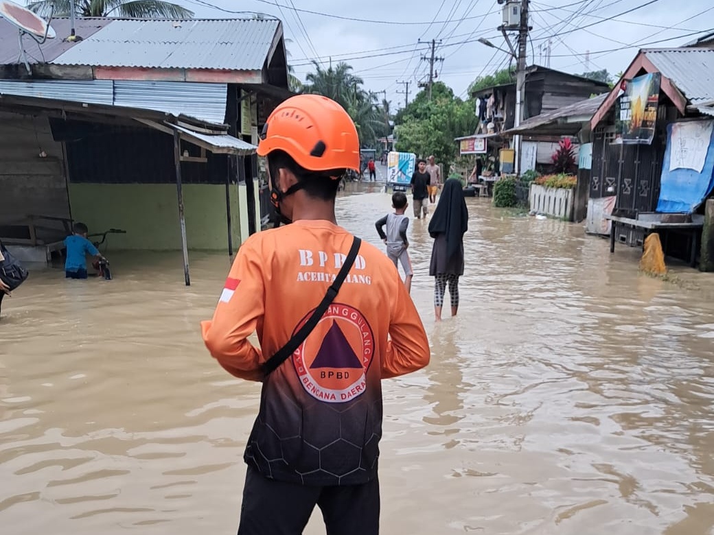 Banjir Rendam Tiga Kecamatan di Aceh Tamiang