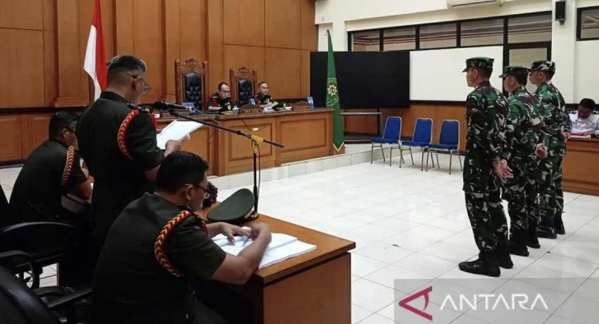 Dua Oknum TNI Penembak Bos Rental Dituntut Penjara Seumur Hidup dan Dipecat