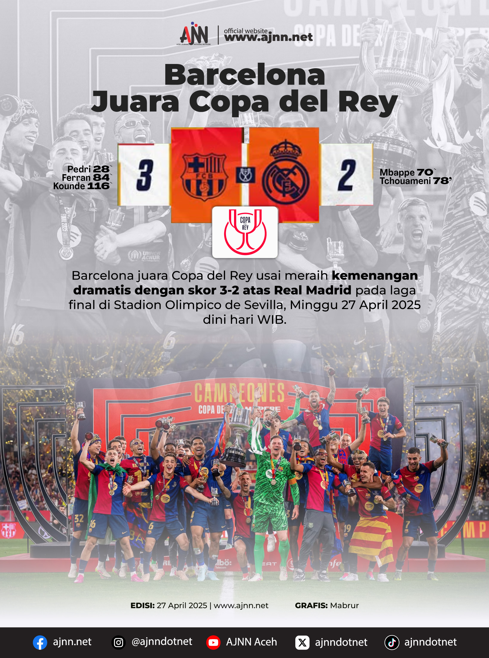 Barcelona Juara Copa del Rey