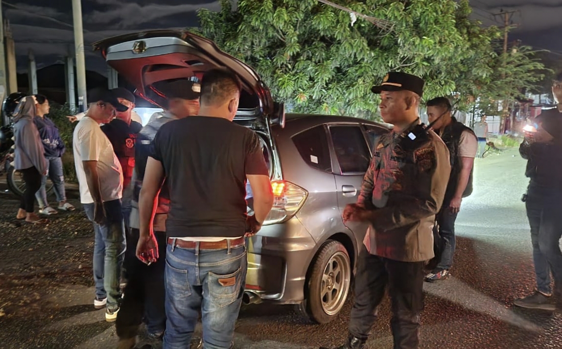 Polisi Temukan Bong Sabu Dalam Mobil Saat Razia di Aceh Besar