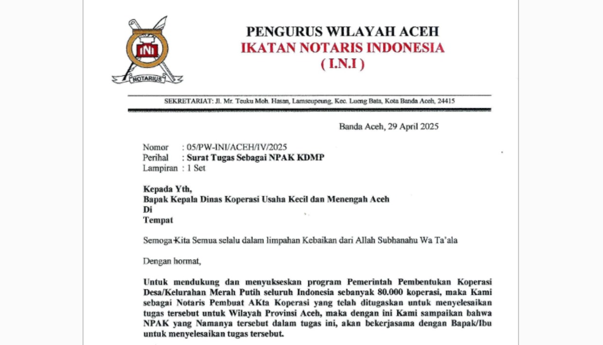 Ikatan Notaris Indonesia Kooptasi Pembuatan Akta Pendirian Koperasi ...