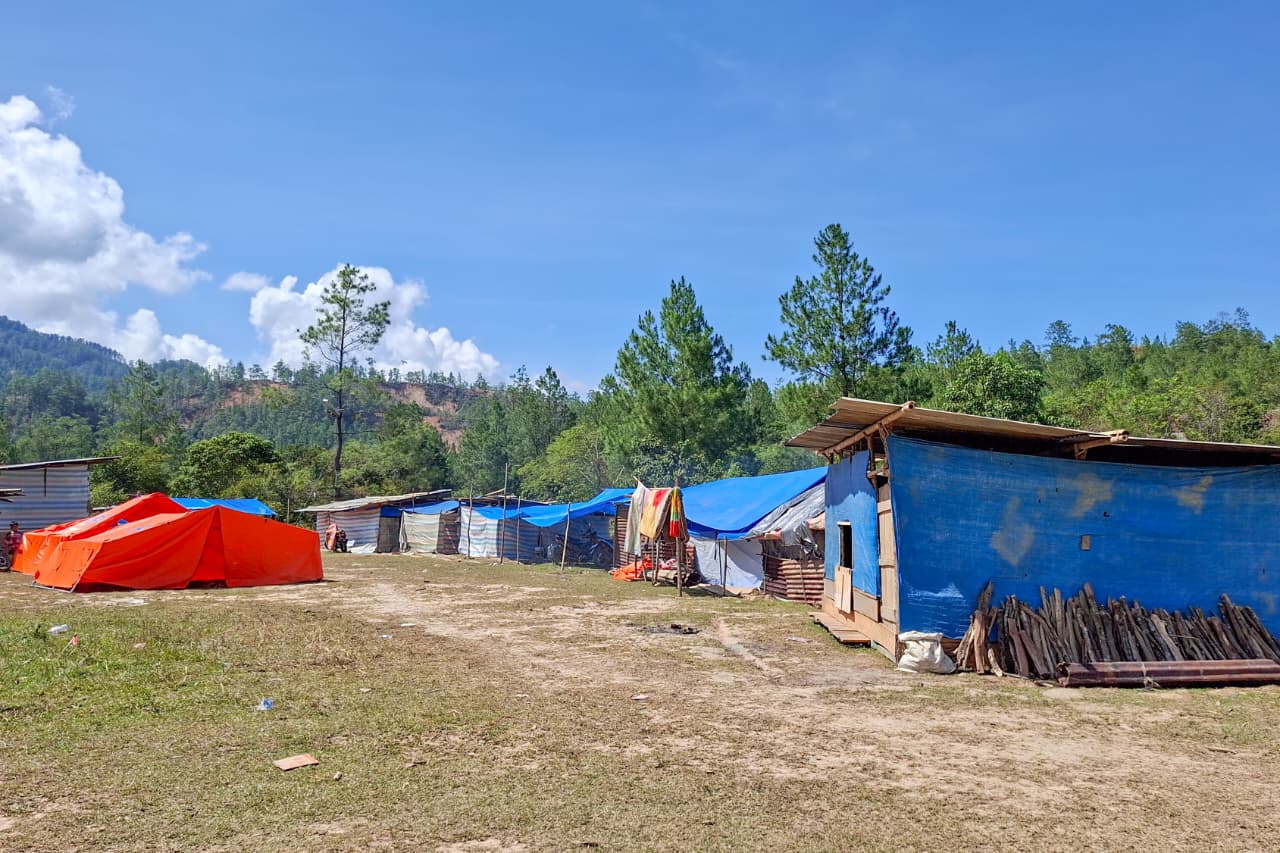 Potret Pengungsi di Mukim Wih Dusun Jamat