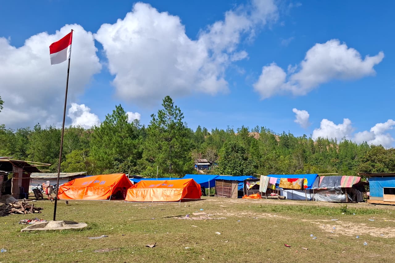 Potret Pengungsi di Mukim Wih Dusun Jamat