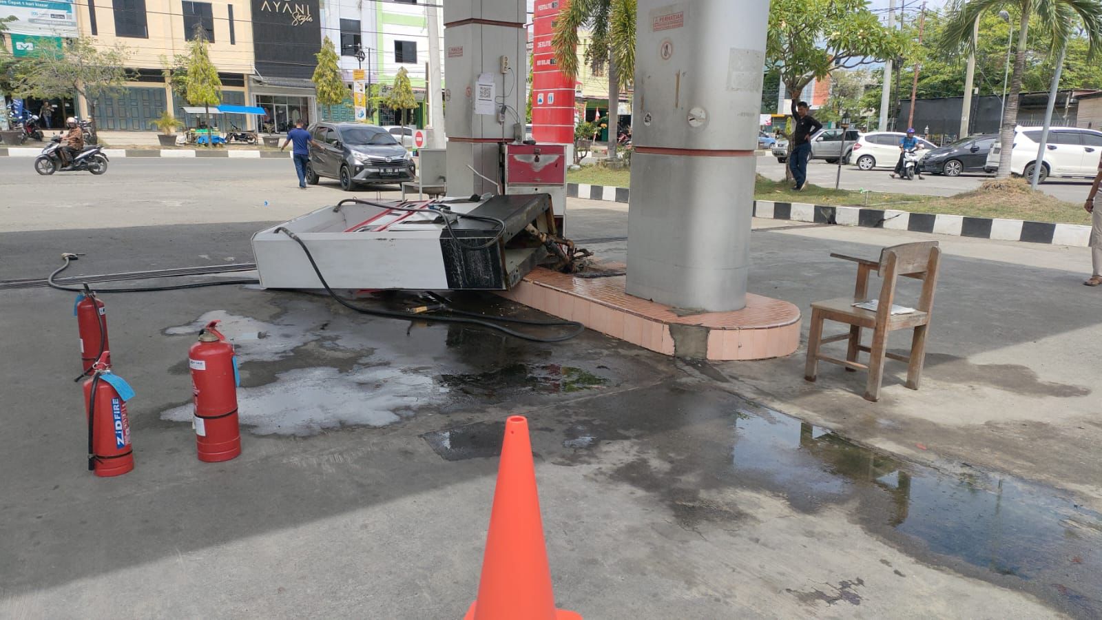 Pengelola Sesalkan Ulah Perusak Mesin Pompa BBM di SPBU Pidie