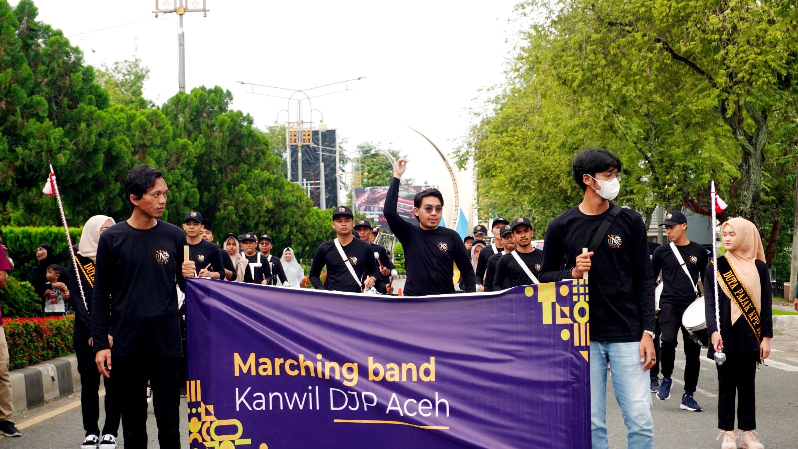 Marching Band Pojok Pajak Aceh Meriahkan Car Free Day