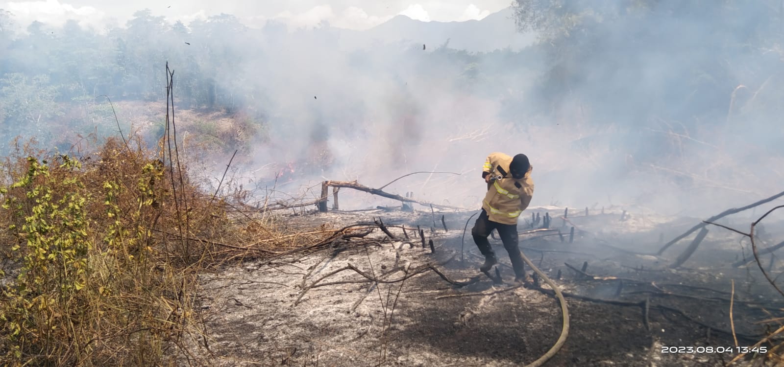 Kebakaran Hanguskan 8 Hektare Lahan di Aceh Besar