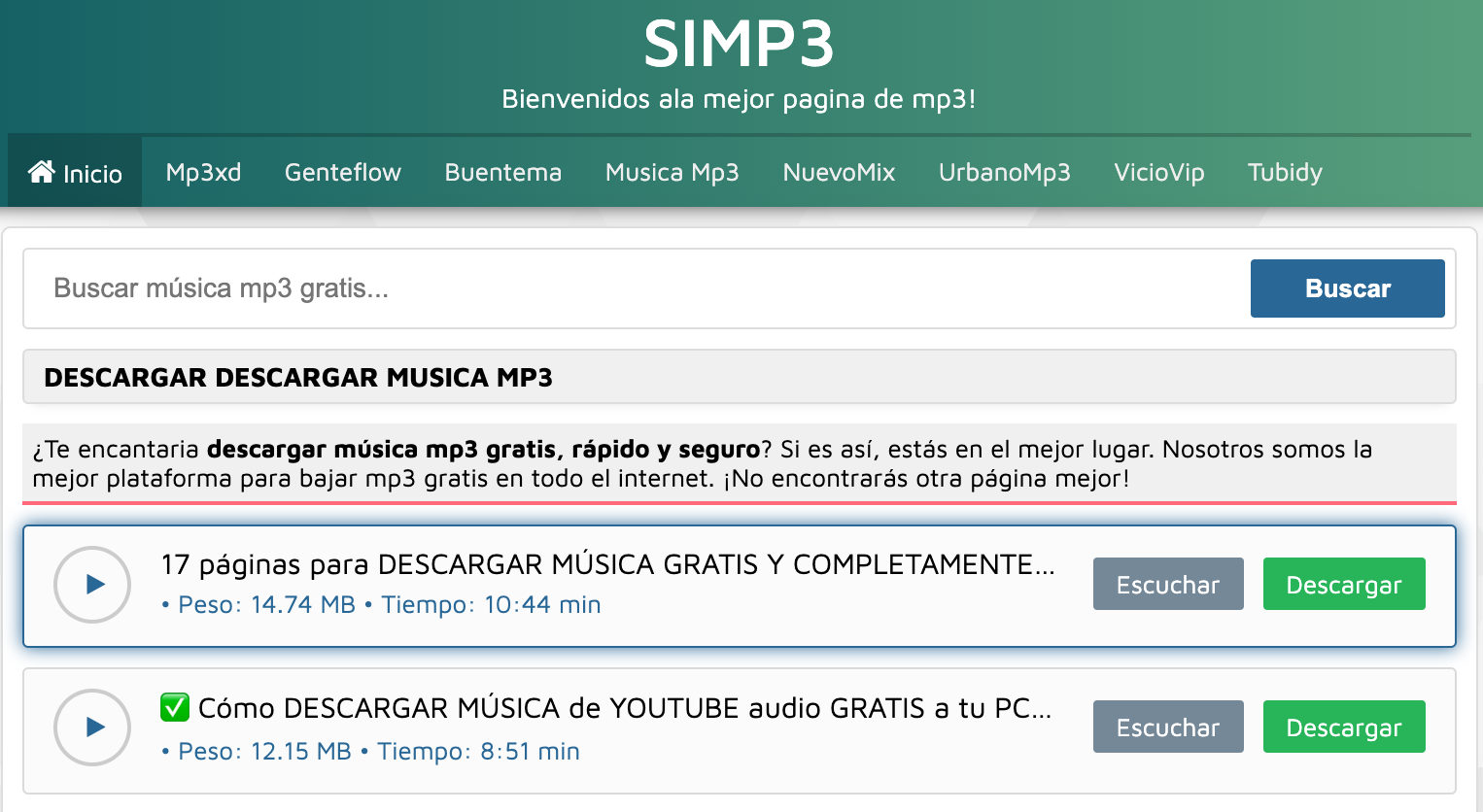 Simp3: Unduh Lagu Spanyol Hanya Sekali Klik